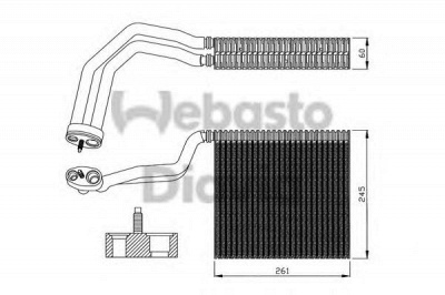 WEBASTO 82d0526139ma Испаритель, кондиционер - купить запчасти со ...